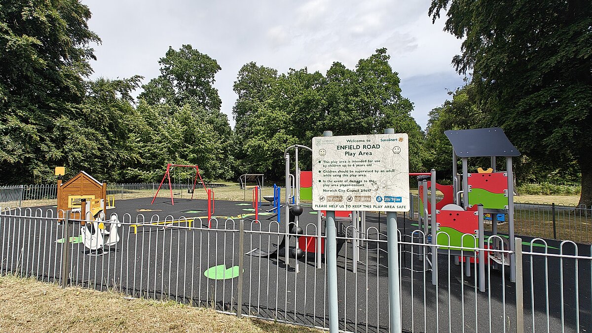 Enfield Road Playground Rebuilt - Norwich Liberal Democrats